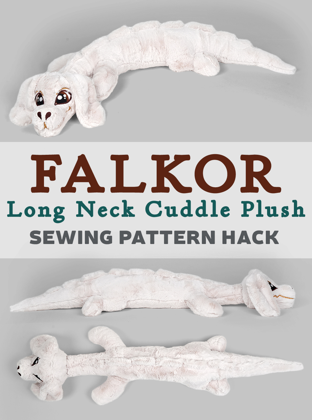 Falkor Plush Pattern Hack – Sew Desu Ne?