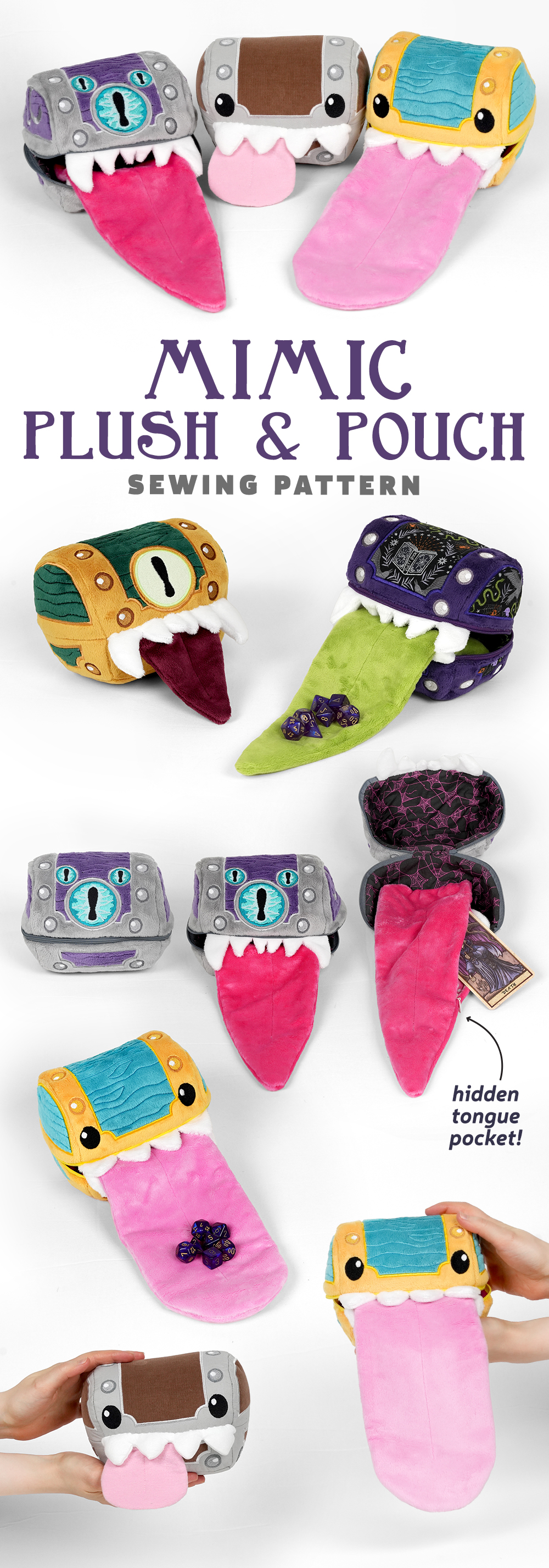 Mimic-Plush-Pouch-Sewing-Pattern-1 – Sew Desu Ne?